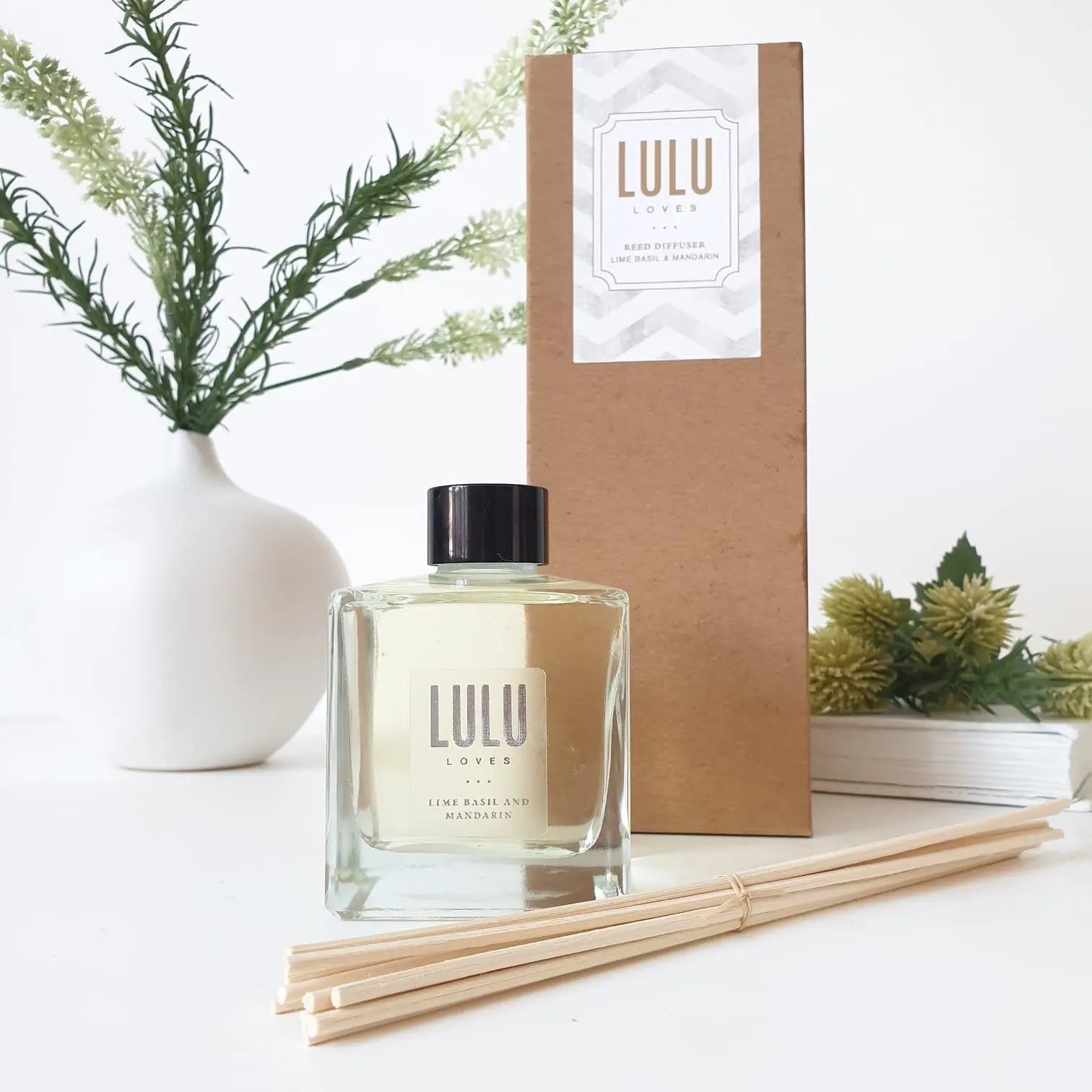 Lime, Basil & Mandarin Large Reed Diffuser